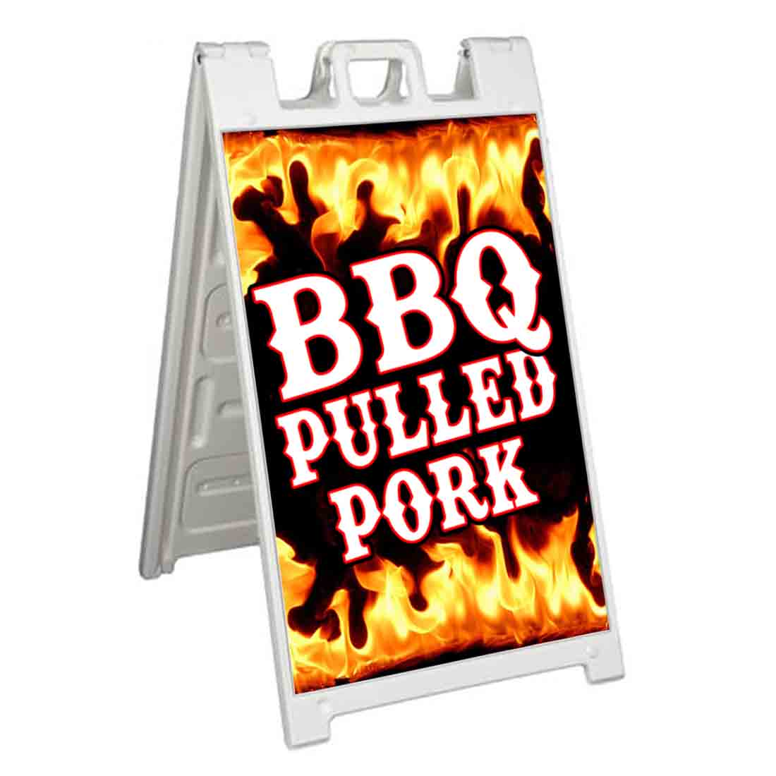 BBQ Pulled Pork (24" X 36") Standard A-Frame Signicade, Includes Decal ...