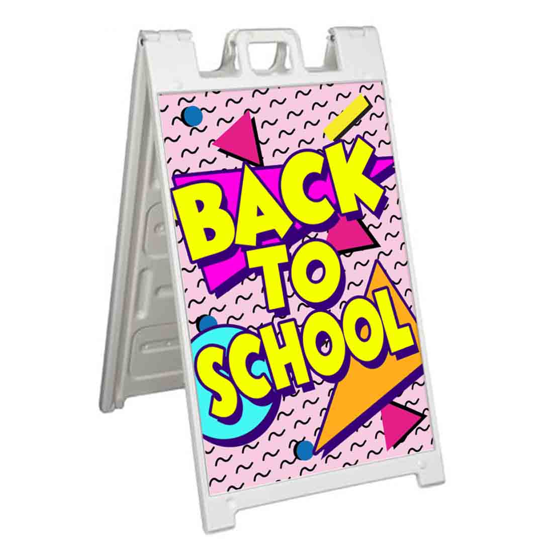 Back to School (24" X 36") Standard A-Frame Signicade, Includes Decal ...