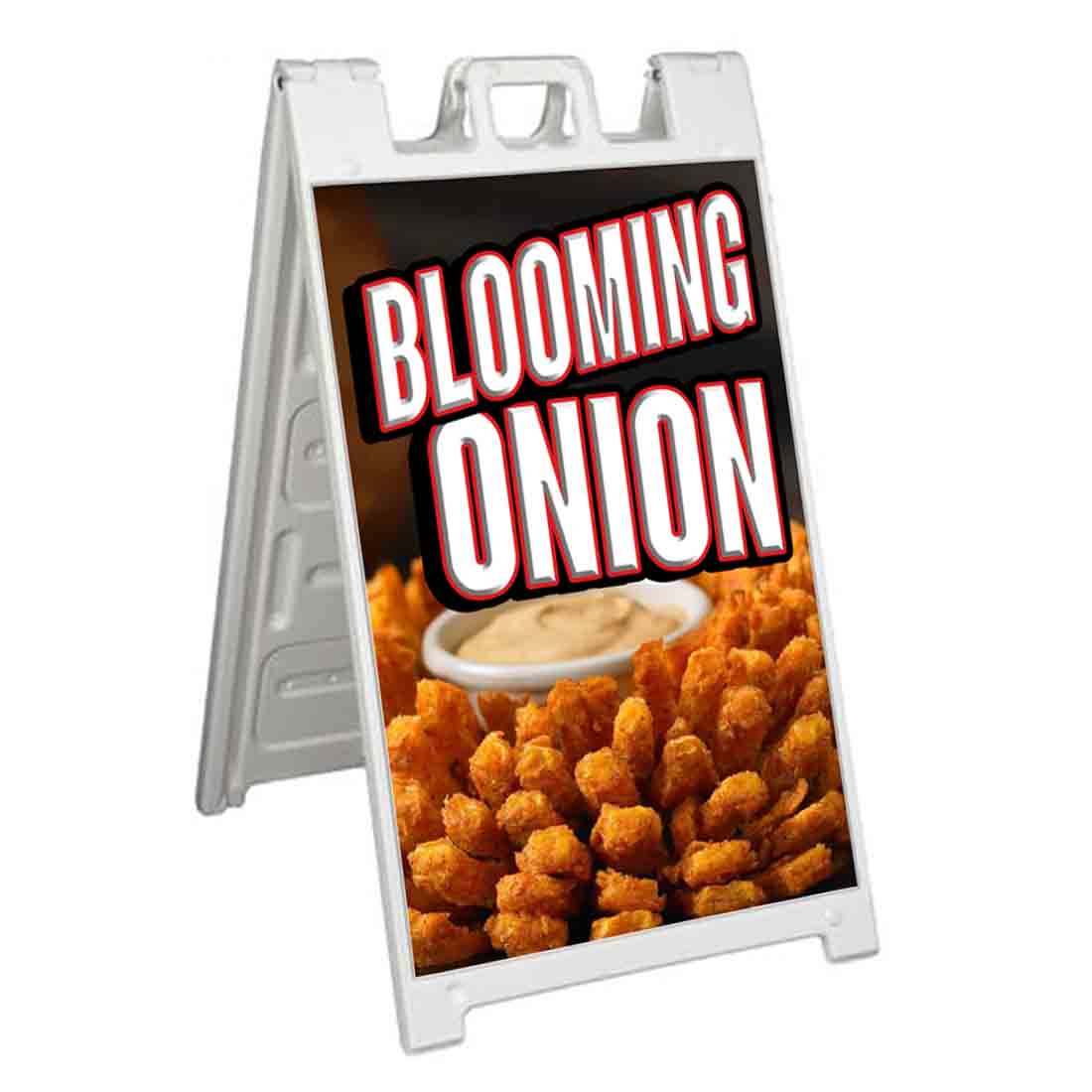 Blooming Onion (24" X 36") Standard A-Frame Signicade, Includes Decal ...