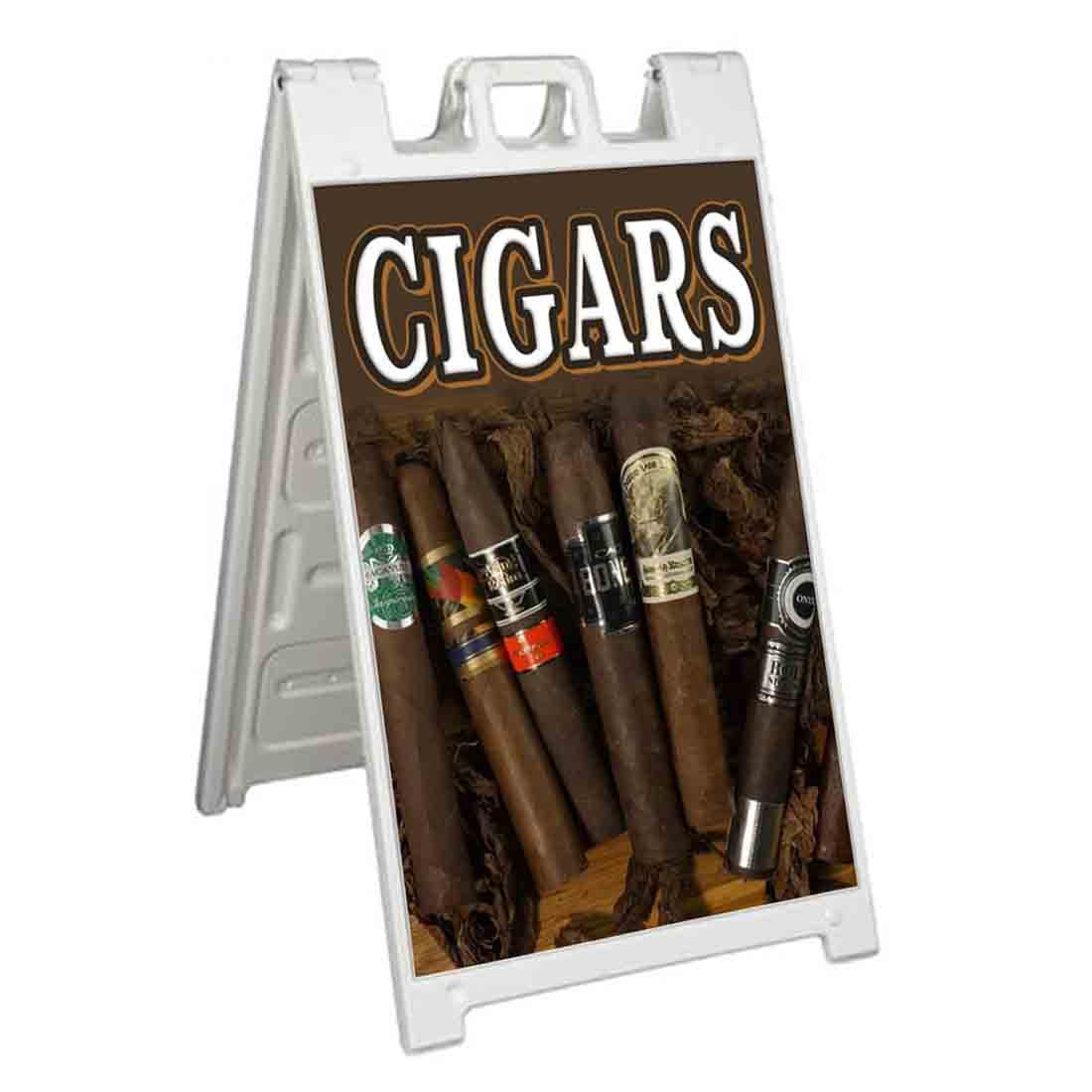 Cigars (24" X 36") Standard A-Frame Signicade, Includes Decal Applied ...