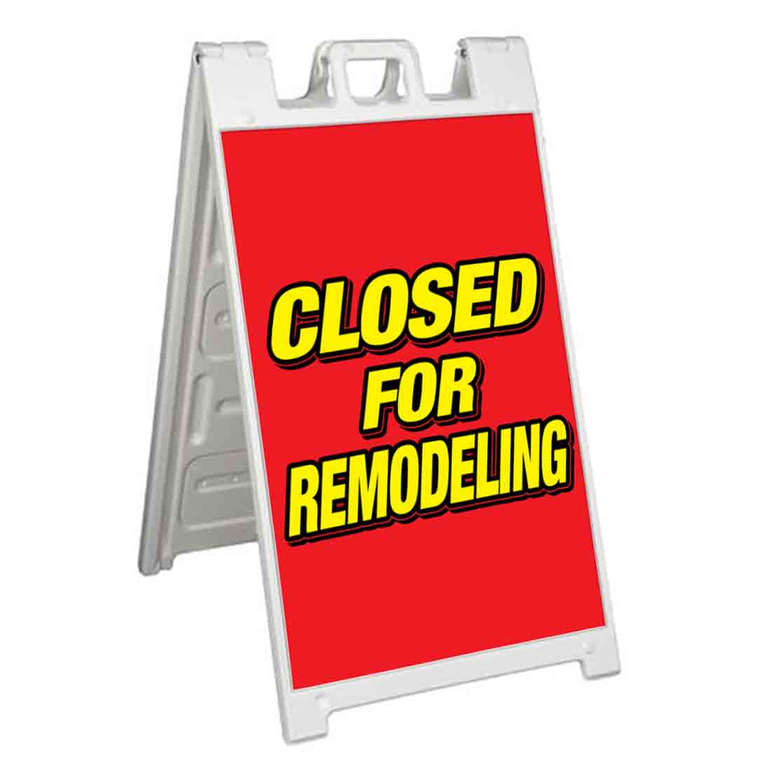 Closed For Remodeling (24" X 36") Standard A-Frame Signicade, Includes ...