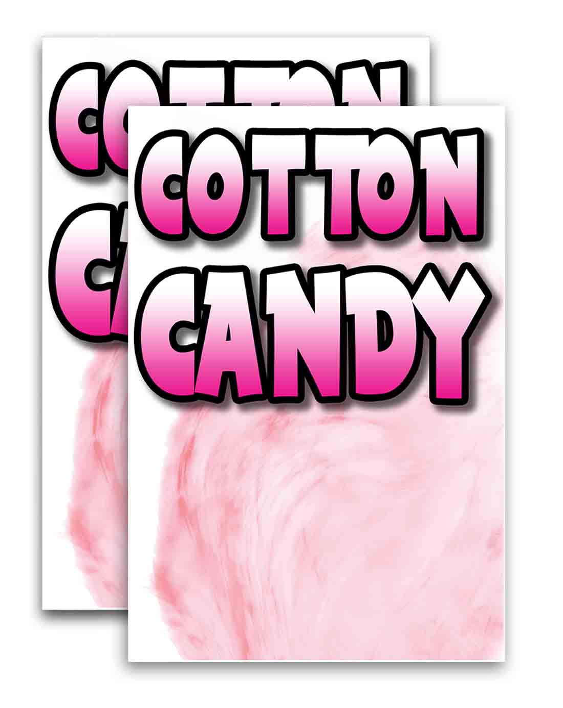 Cotton Candy Gradient (24" X 36") Vinyl Decal Only (Pack of 2) |Sign ...