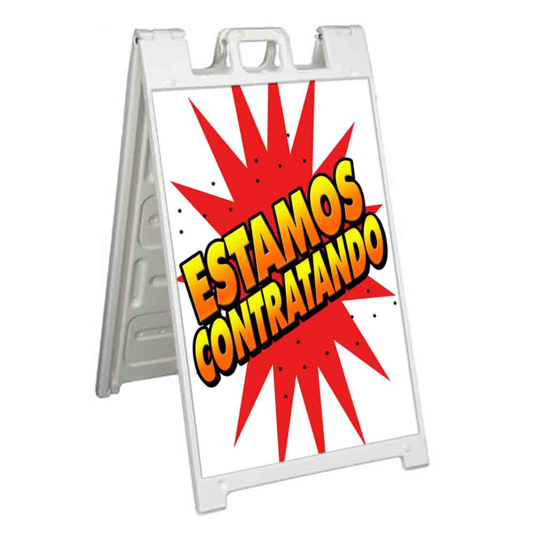 ESTAMOS CONTRATANDO Signicade 24x36 Aframe Sidewalk Sign Banner Decal ...