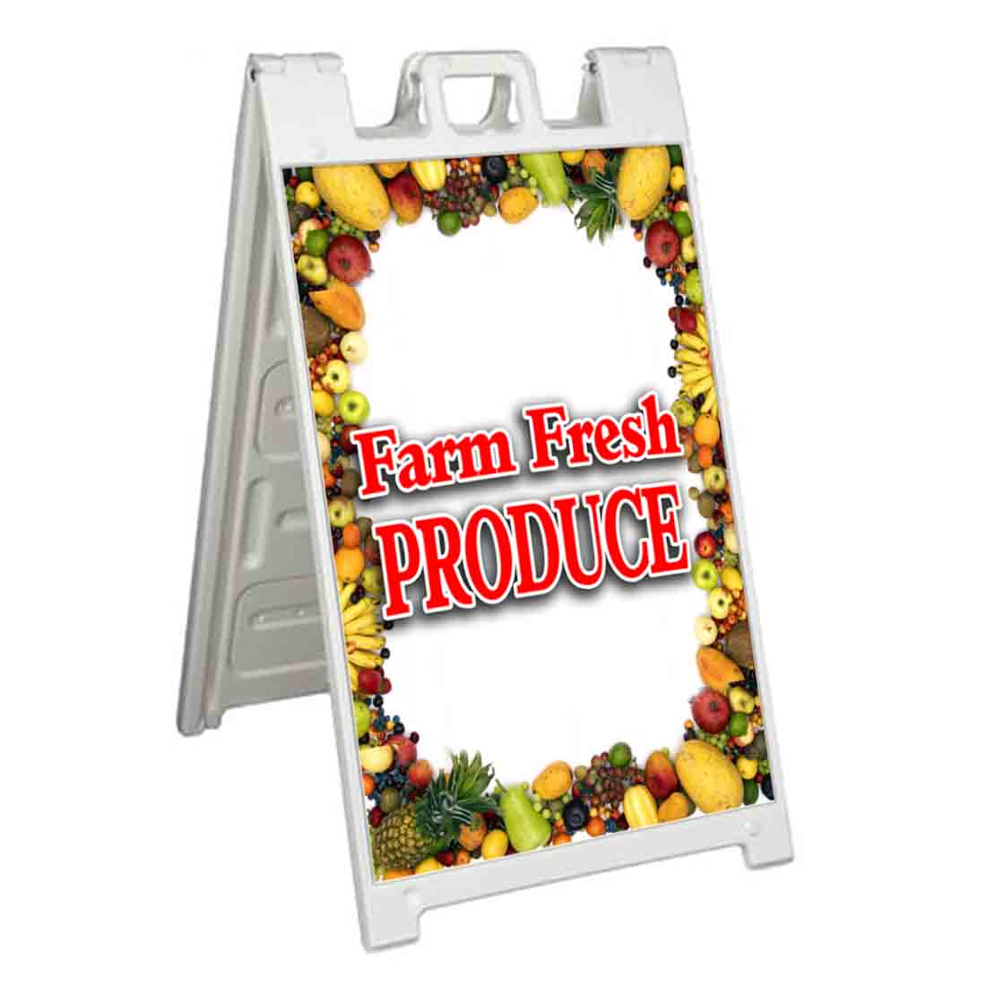 Farm Fresh Produce (24" X 36") Standard A-Frame Signicade, Includes ...