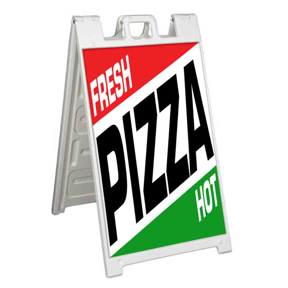 Fresh Hot Pizza (24" X 36") Standard A-Frame Signicade, Includes Decal ...