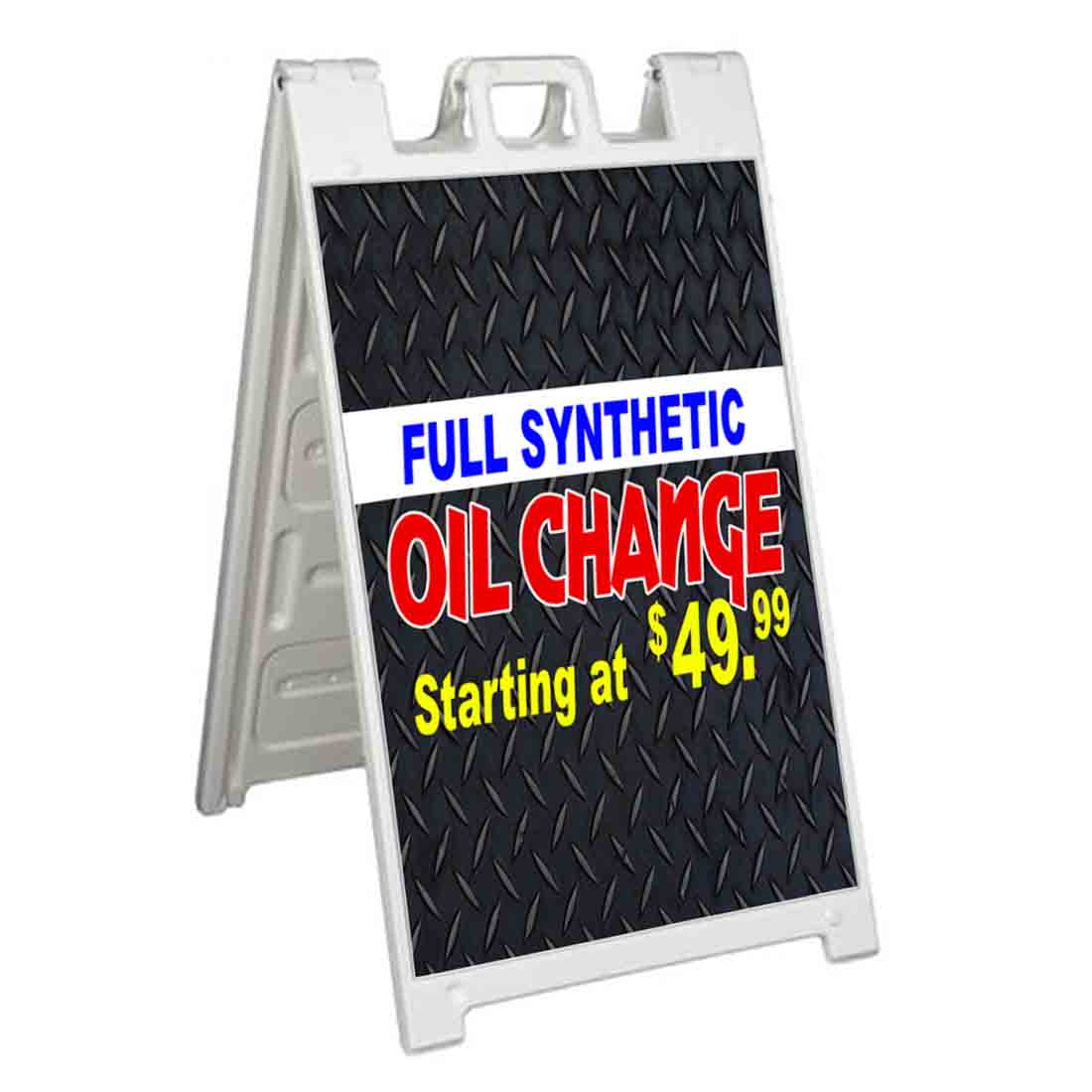 Full Synthetic Oil Change (24" X 36") Standard A-Frame Signicade ...