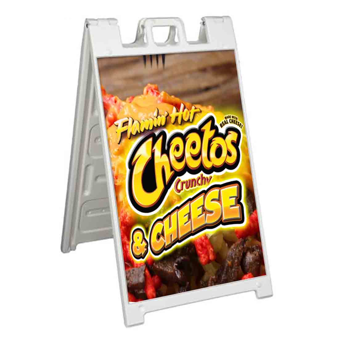 Hot Cheetos And Cheese (24" X 36") Standard A-Frame Signicade, Includes ...