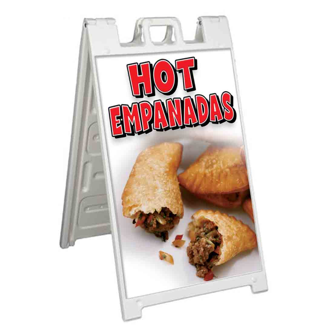 Hot Empanadas (24" X 36") Standard A-Frame Signicade, Includes Decal ...