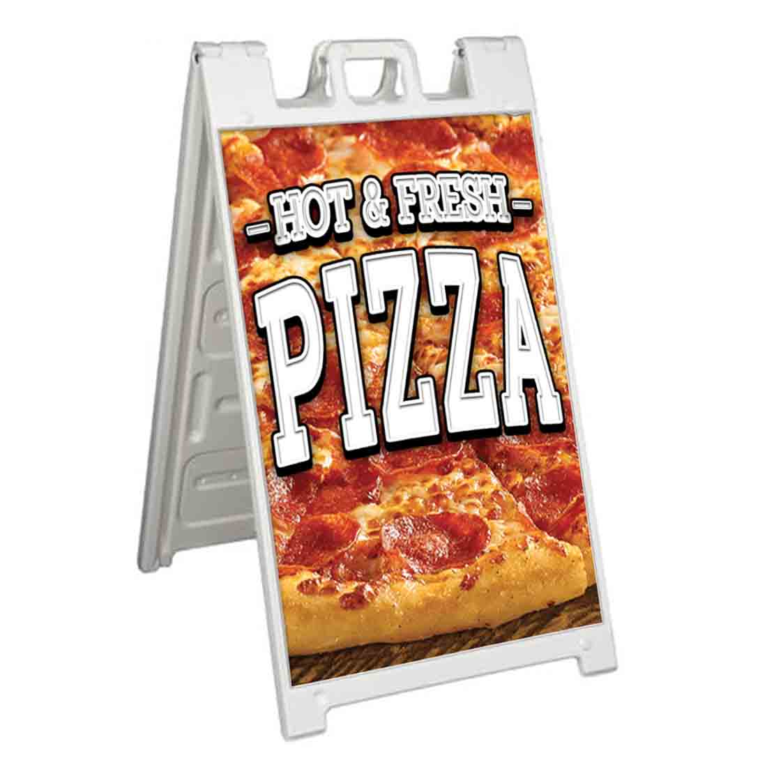 Hot Fresh Pizza (24" X 36") Standard A-Frame Signicade, Includes Decal ...