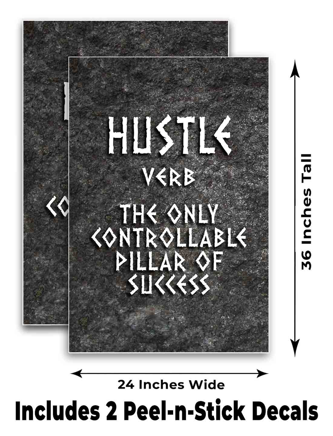 HUSTLE DEFINITION Signicade 24x36 Aframe Sidewalk Decal Sign Banner ...