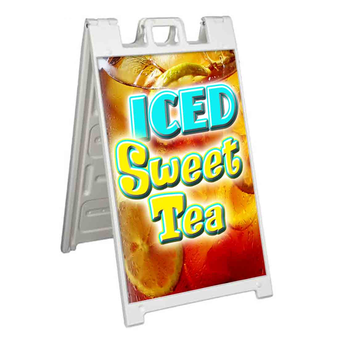 Iced Sweet Tea (24" X 36") Standard A-Frame Signicade, Includes Decal ...