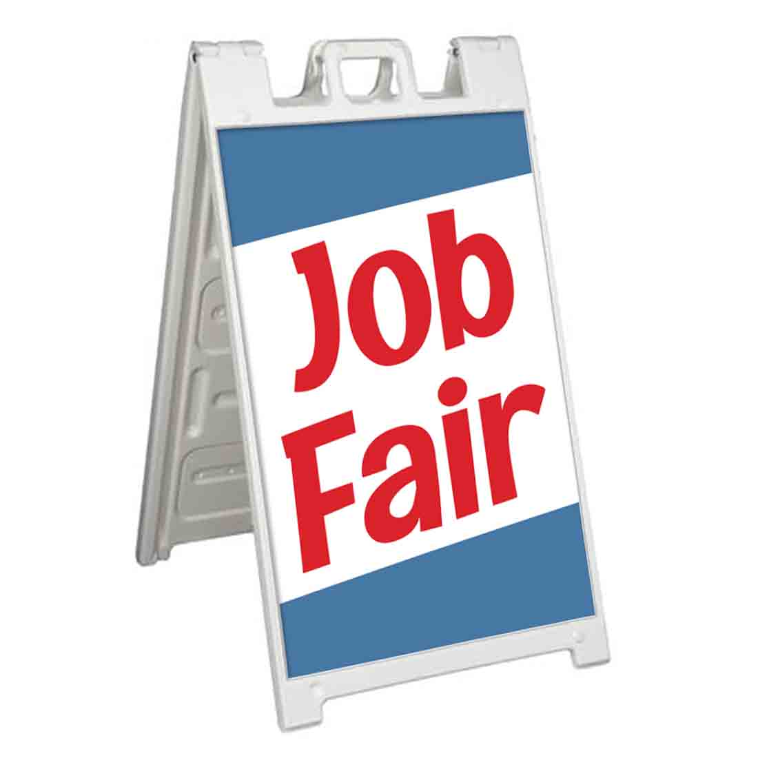 Job Fair (24" X 36") Standard A-Frame Signicade, Includes Decal Applied ...