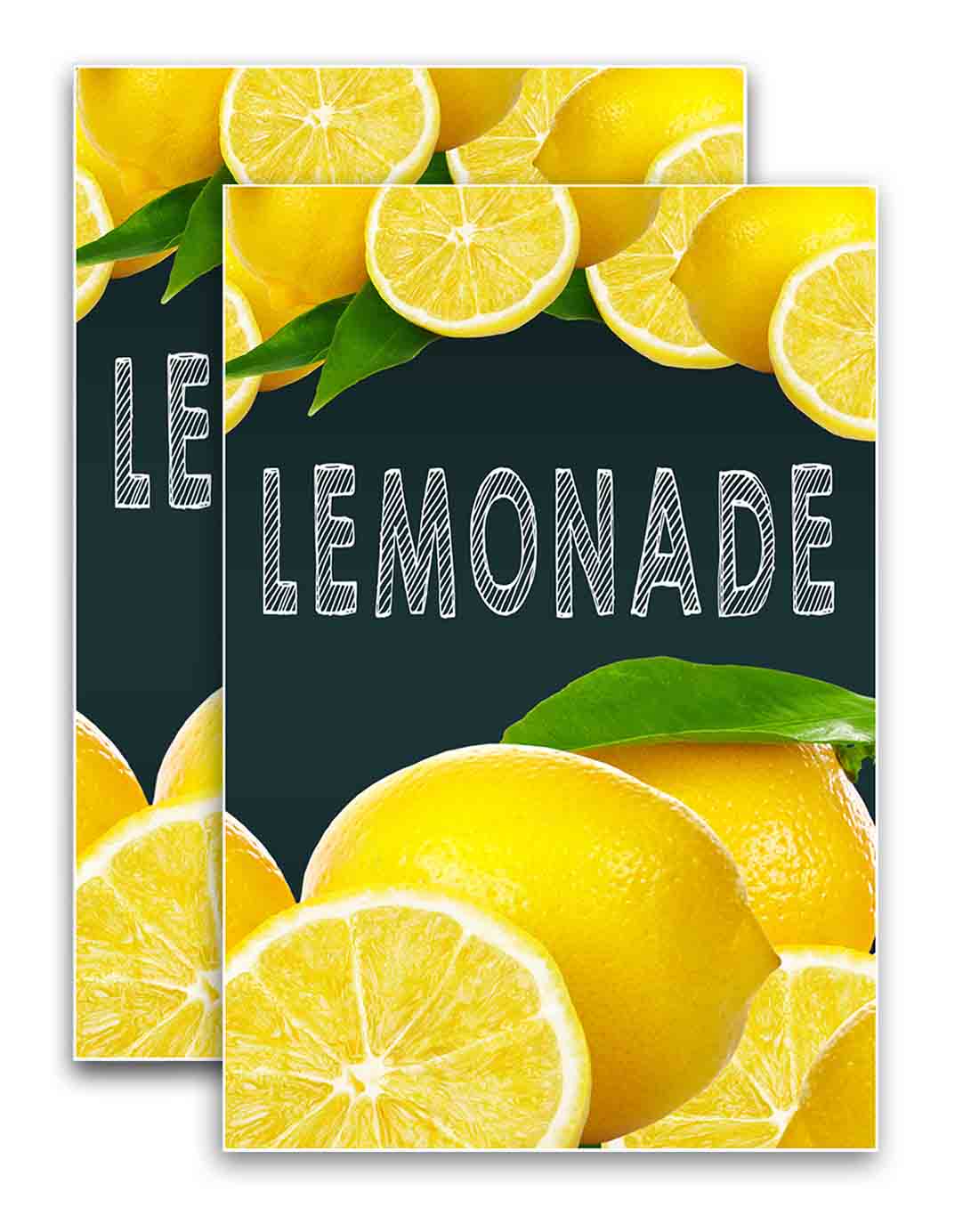 Lemonade (24" X 36") Vinyl Decal Only (Pack of 2) |Sign|Sticker|Poster ...