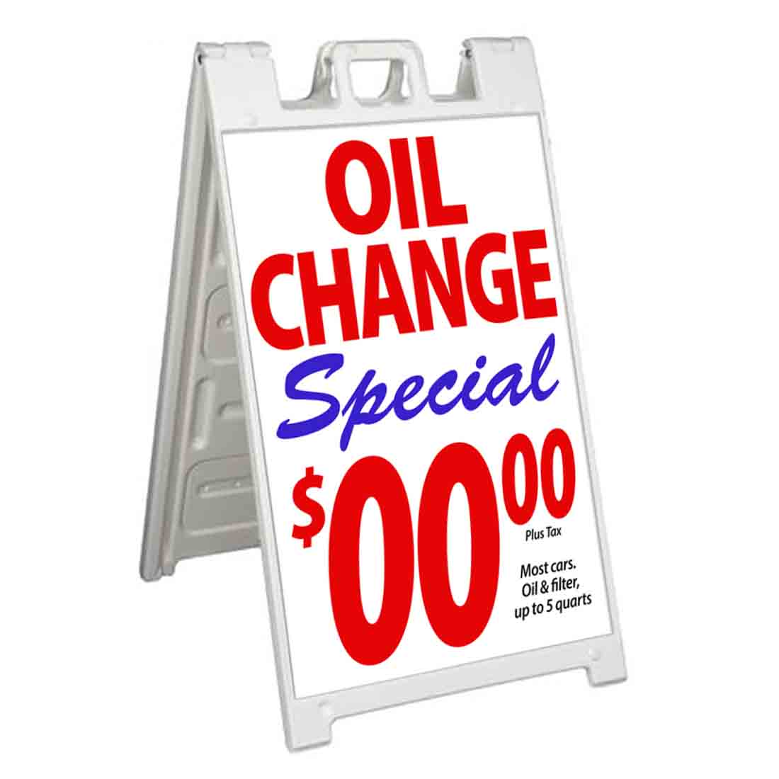OIL CHANGE SPECIAL Signicade 24x36 Aframe Sidewalk Sign Banner Decal ...