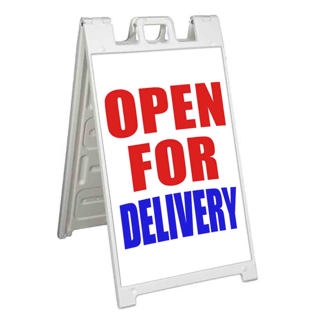 Open For Delivery (24" X 36") Standard A-Frame Signicade, Includes ...