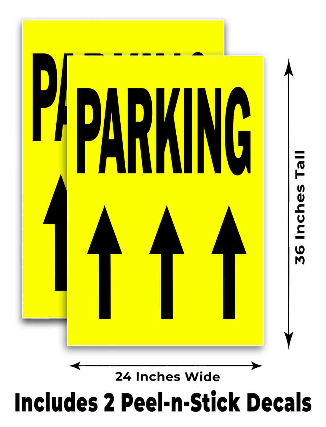 PARKING UP ARROW Signicade 24x36 Aframe Sidewalk Sign Banner Decal ...