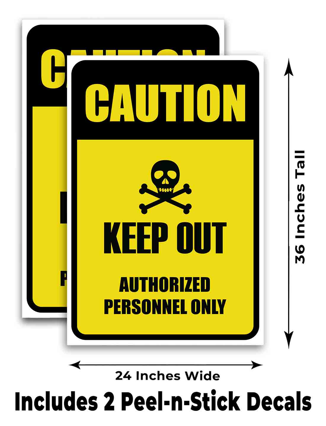 CAUTION KEEP OUT Signicade 24x36 Aframe Sidewalk Sign Banner Decal ...