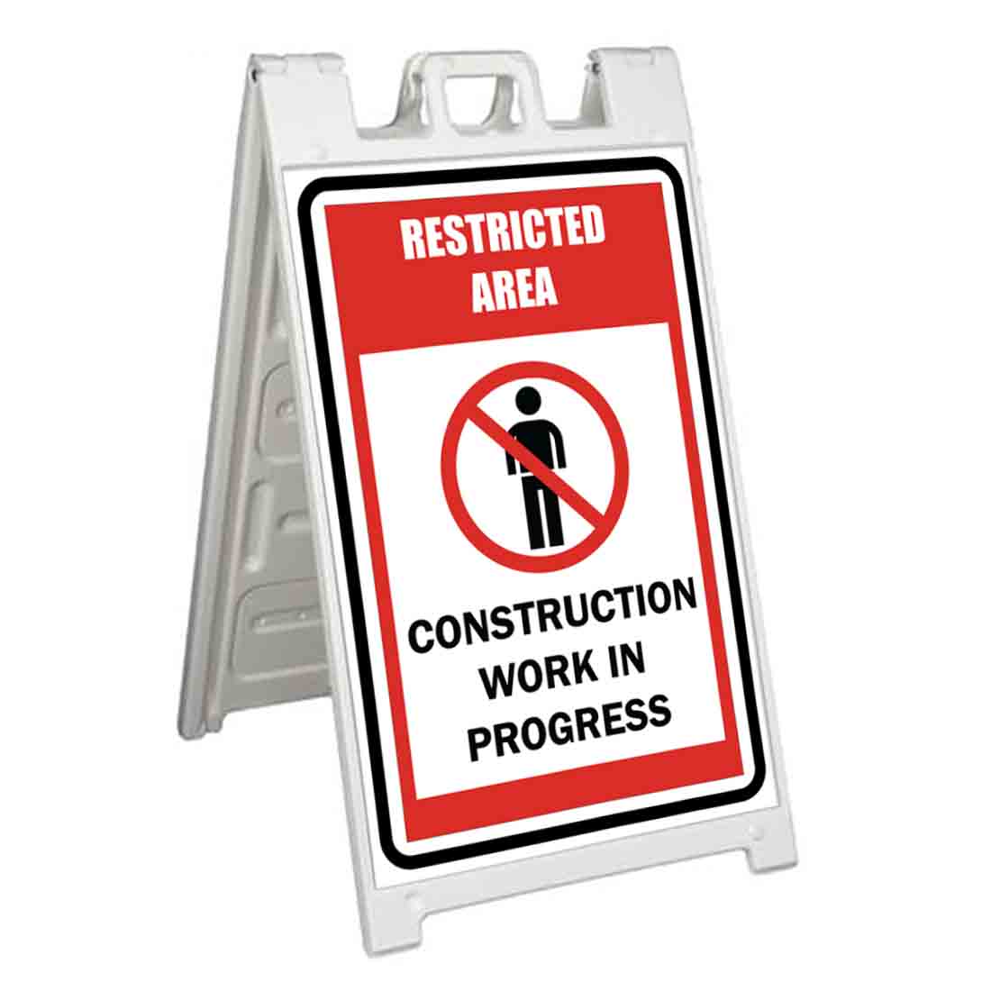 Restricted Area Construction Work In Progress (24" X 36") Standard A ...