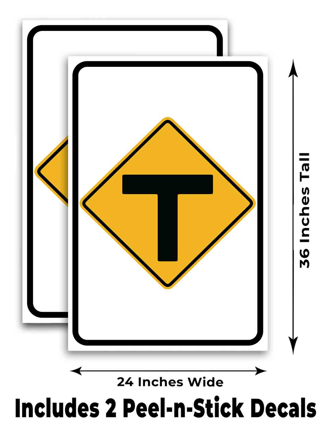 SIDE ROAD RIGHT Signicade 24x36 Aframe Sidewalk Sign Banner Decal ...