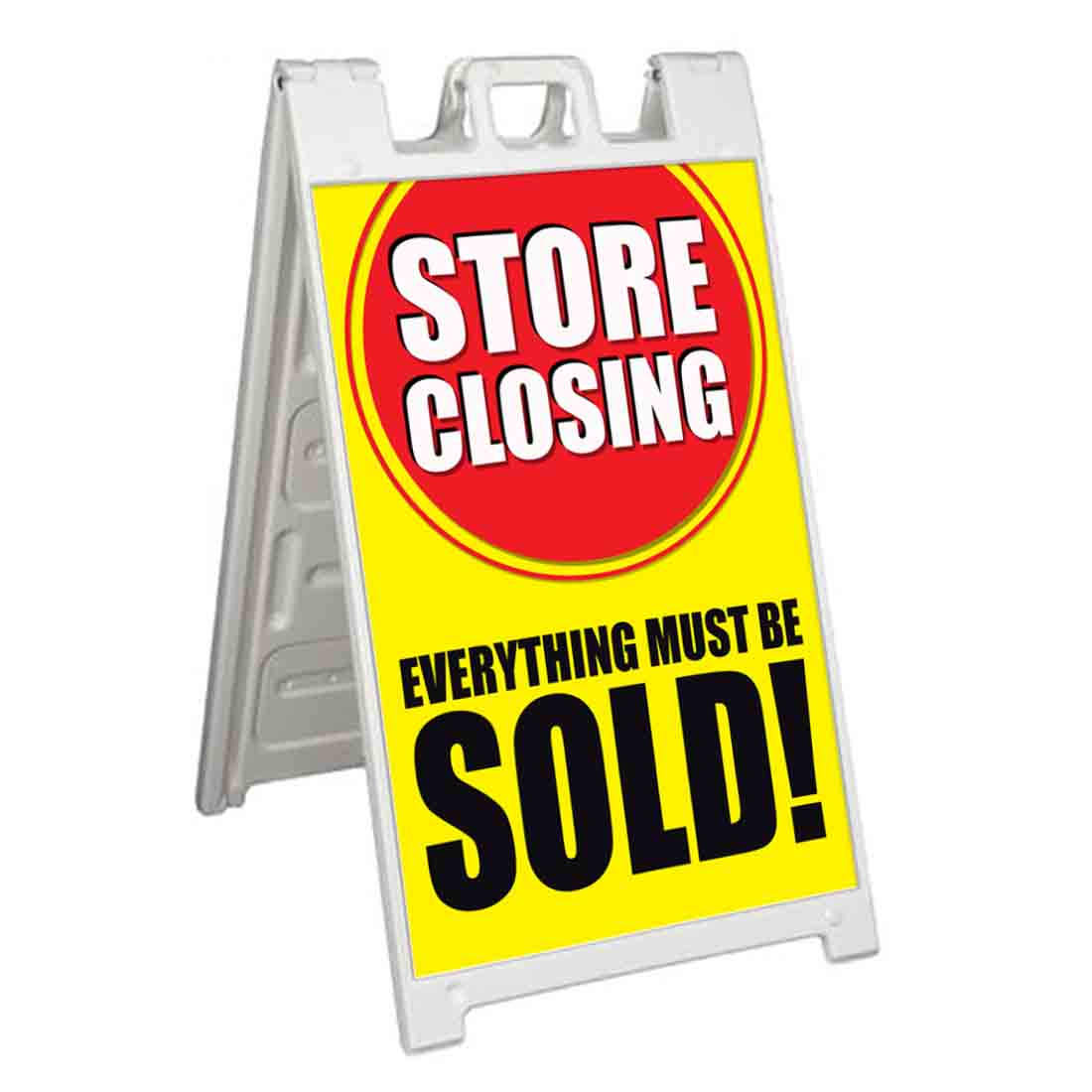 Store Closing (24" X 36") Standard A-Frame Signicade, Includes Decal ...