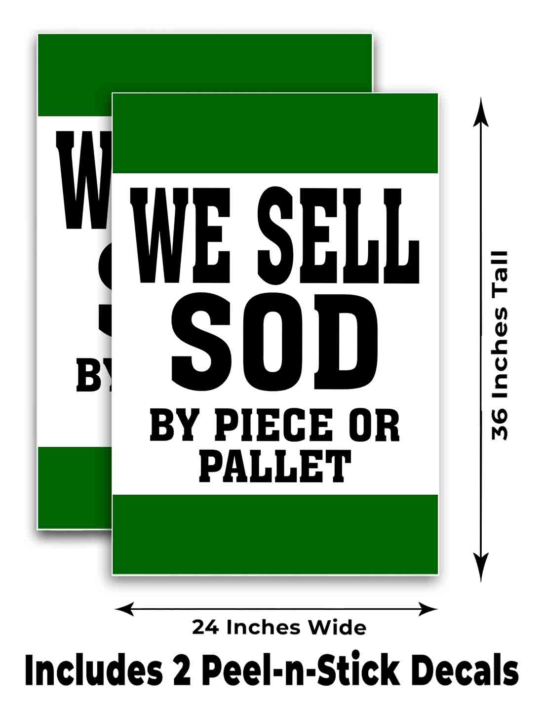 WE SELL SOD BY PIECE OR PALLET Signicade 24x36 Aframe Sidewalk Sign ...