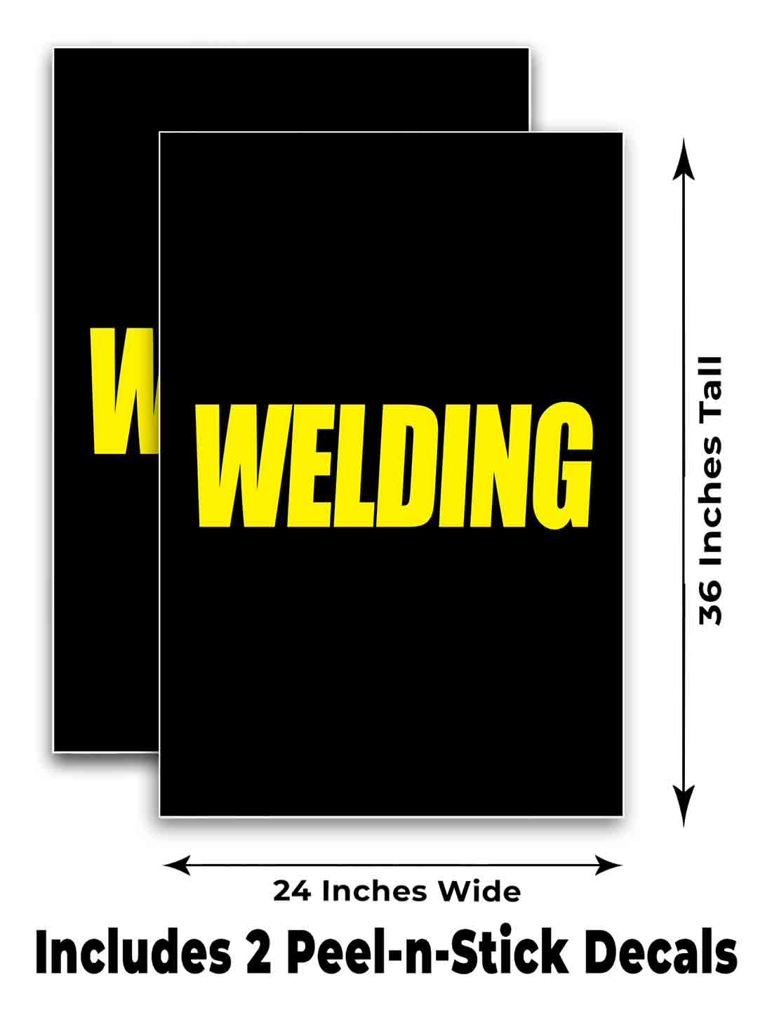 WELDING Signicade 24x36 Aframe Sidewalk Decal Sign Banner REPAIRS ...