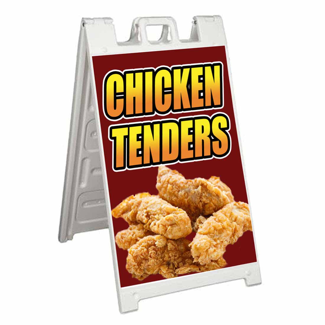 Chicken Tenders (24" X 36") Standard A-Frame Signicade, Includes Decal ...