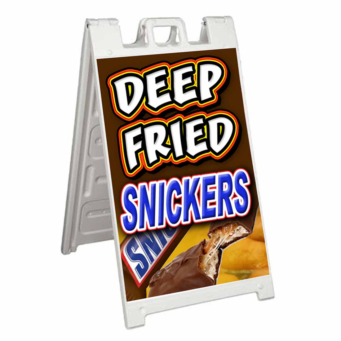 Deep Fried Pickles (24" X 36") Standard A-Frame Signicade, Includes ...